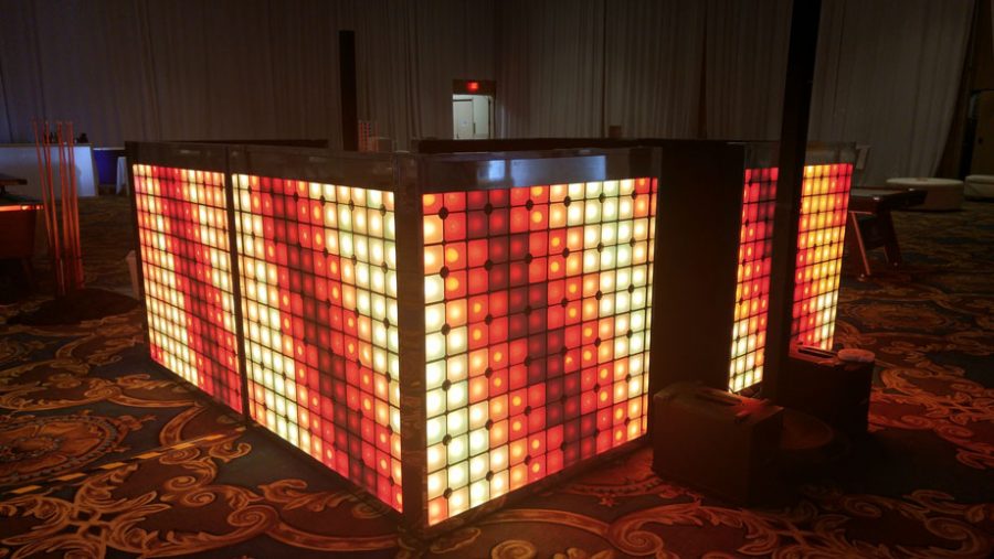 LED Tile DJ Booth - 24 Seven Productions