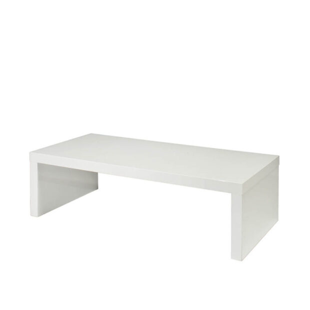 Abby Cocktail Table - White - 24 Seven Productions