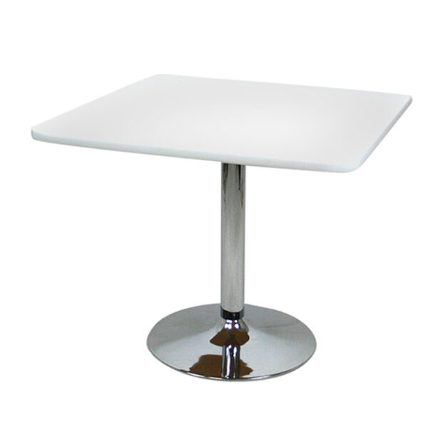 Square Cafe Table - White - 36" - 24 Seven Productions