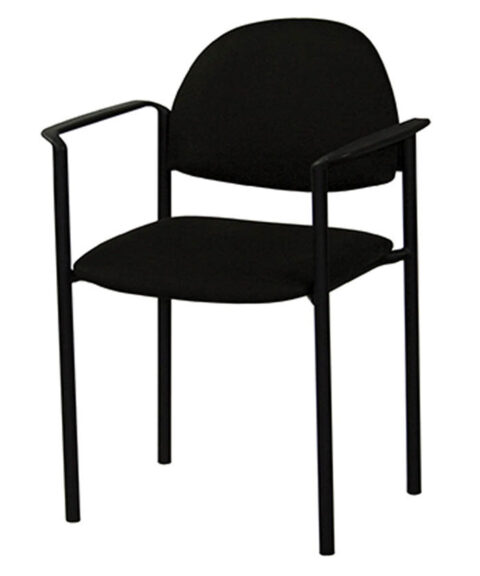Stackable Arm Chair - Black - 24 Seven Productions