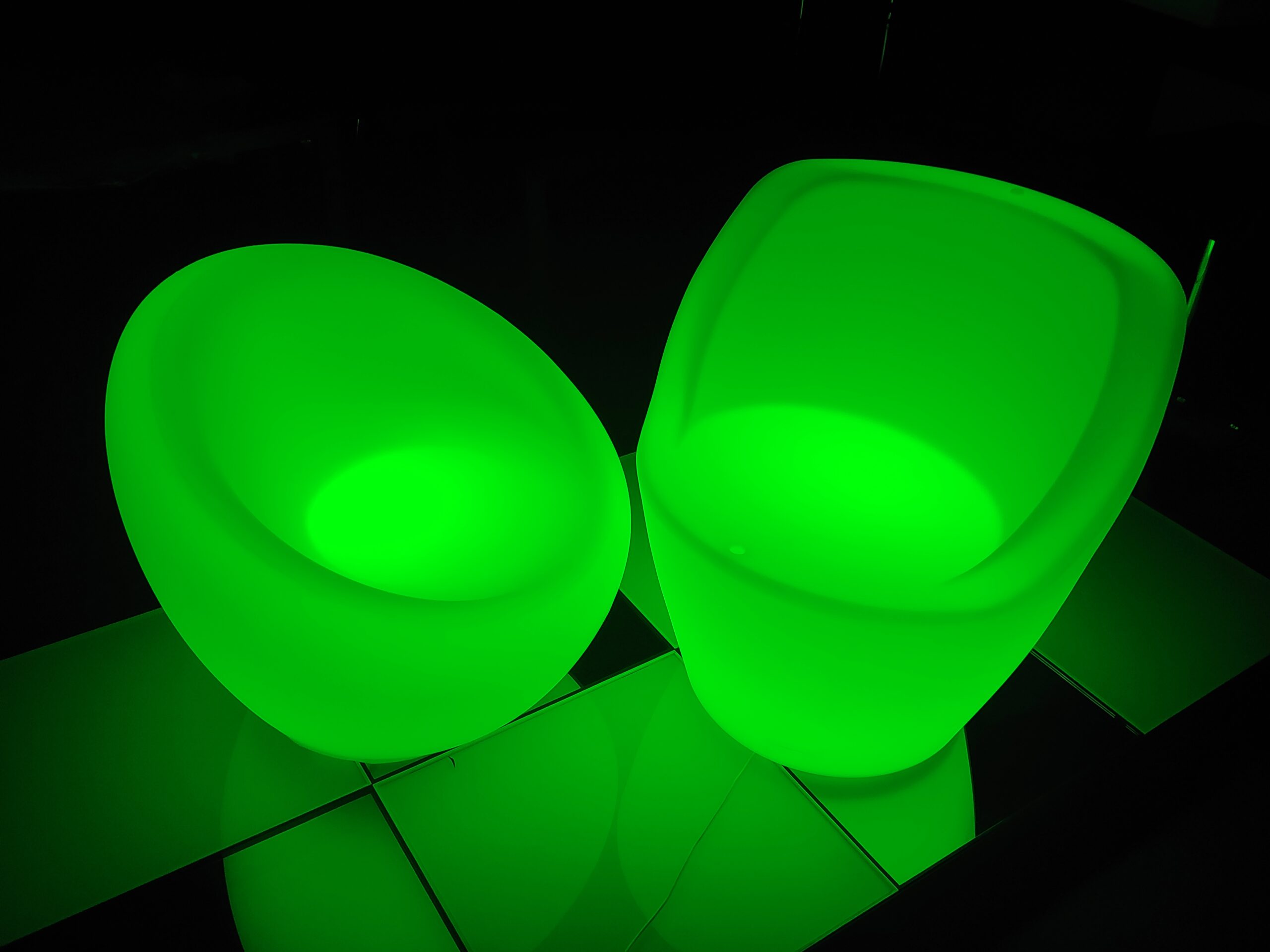 Oval LED Chair - 24 Seven Productions